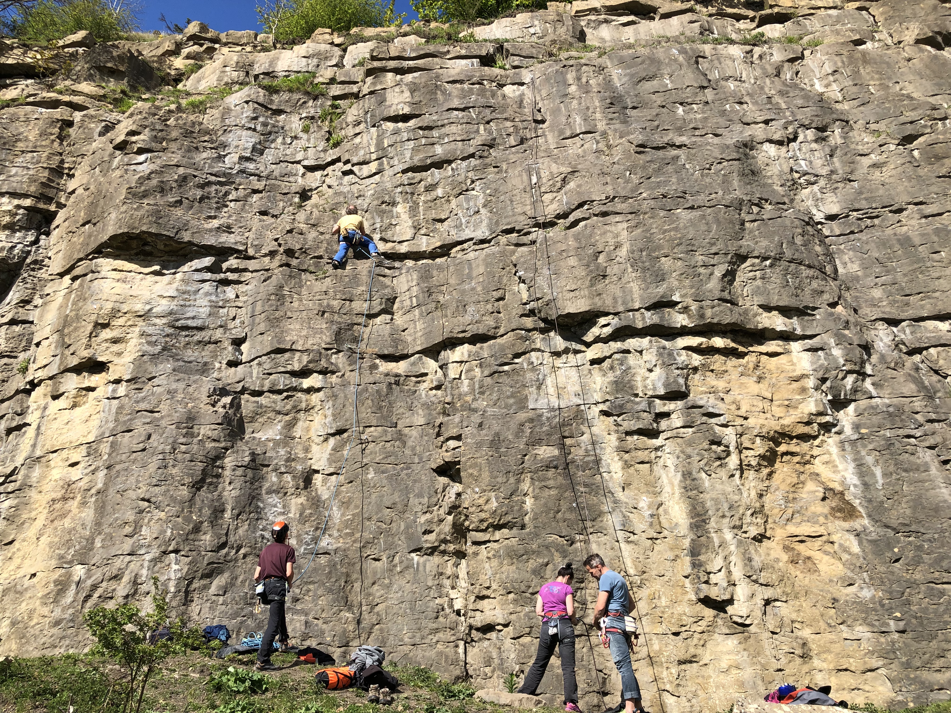 Climbing at Stanhope Quarries, Co Durham, UK – Ordinary Climbers